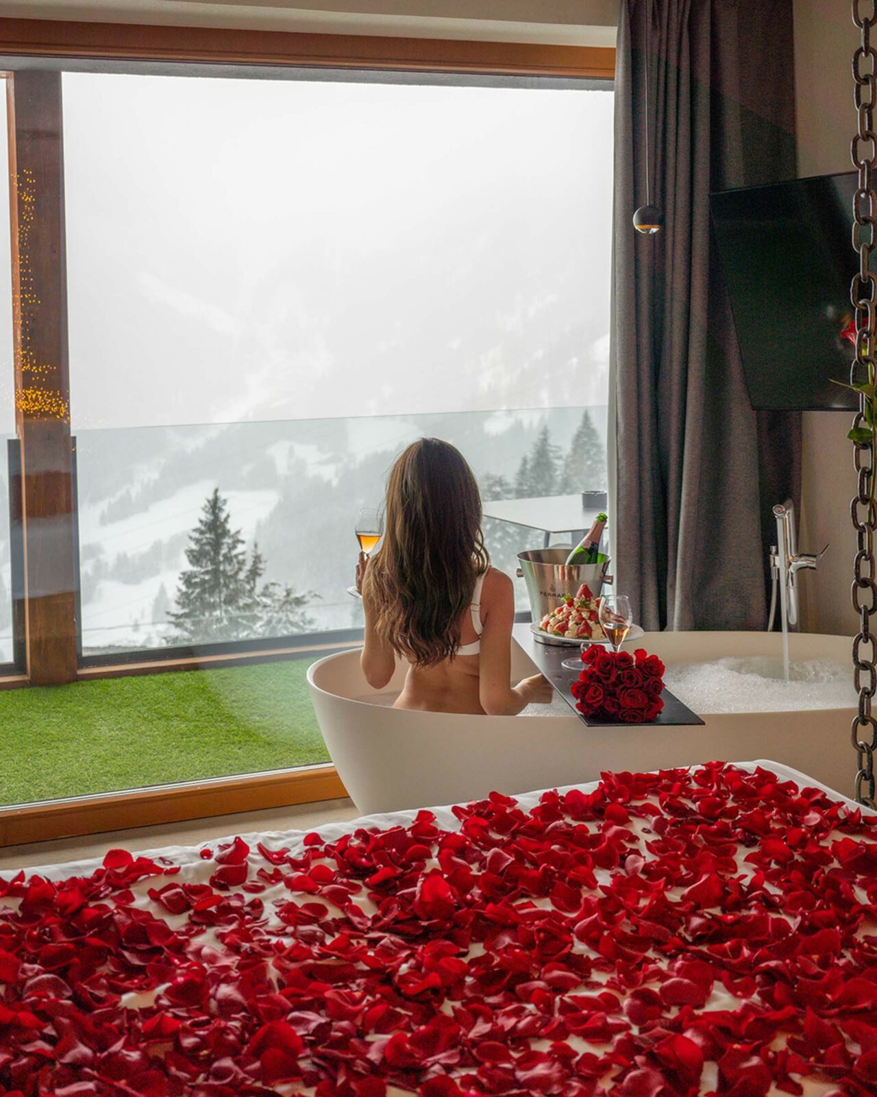 Chalet Al Foss - Hotel de luxe romantique dans les Dolomites