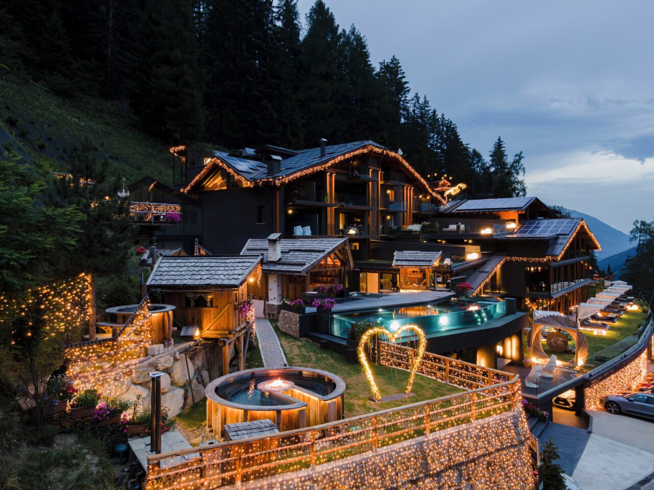 Chalet Al Foss - Hotel de luxe romantique dans les Dolomites